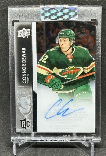 2021-22 Upper Deck Clear Cut Auto Connor Dewar Rookie RC- Minnesota ...