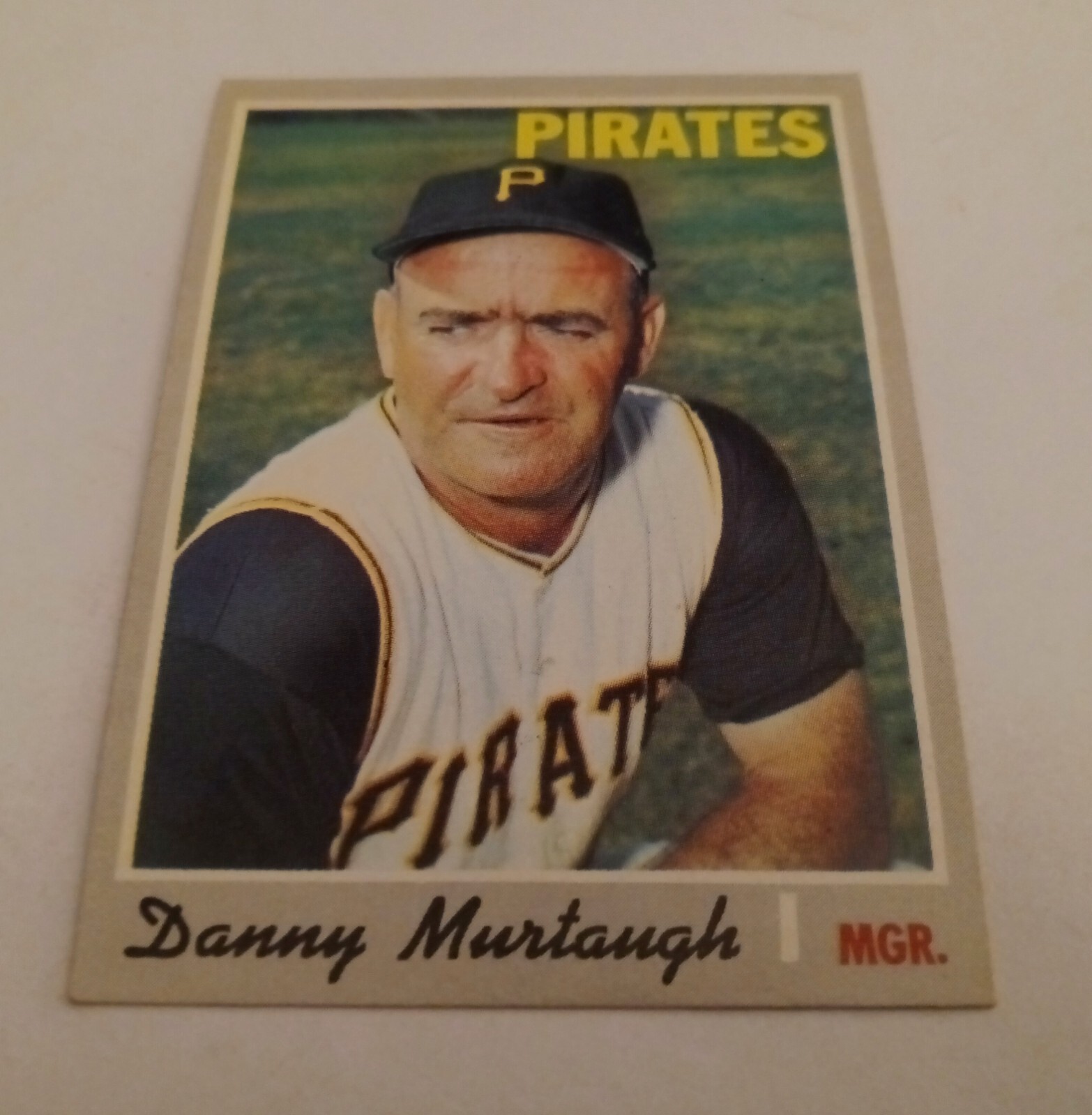 1970 Danny Murtaugh Topps MLB Baseball Card #532 NM Pittsburgh Pirates ...