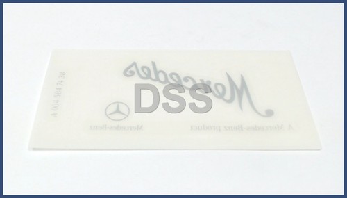 Genuine Mercedes Windshield Glass Clear Signature Label Decal OE ...