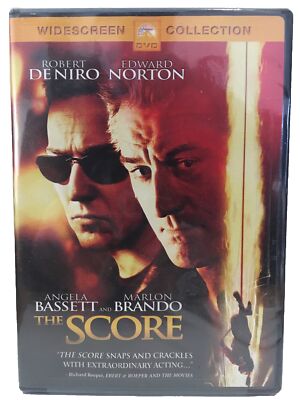 The Score (DVD, 2001, Widescreen) De Niro/Norton/Brando! Extras Brand ...