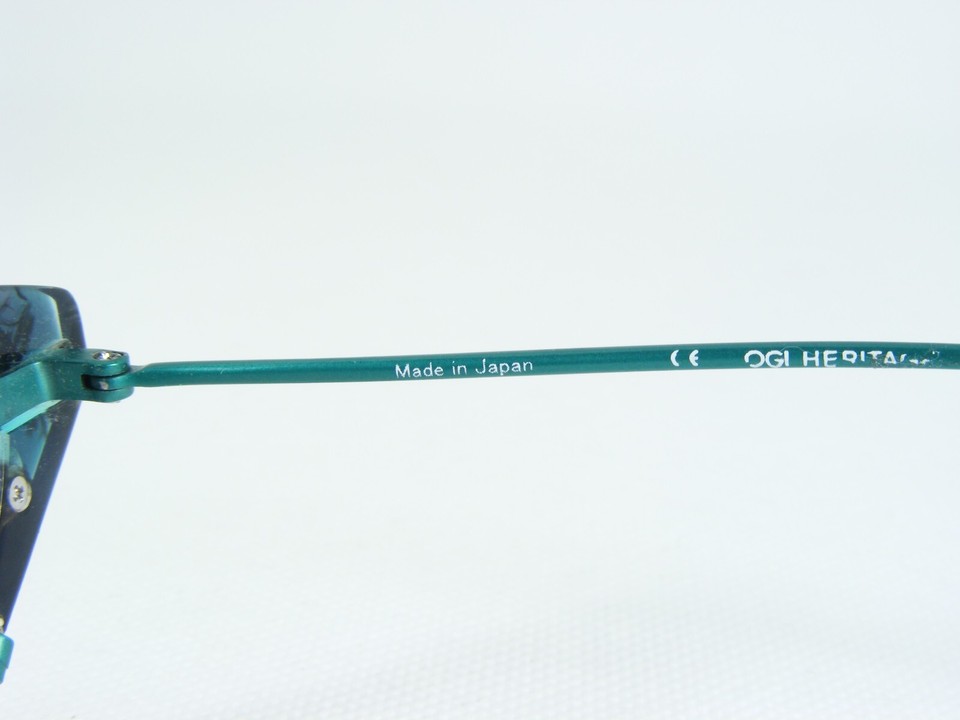OGI HERITAGE 5300 1418 AQUA GRAFFITI UNIQUE EYEGLASSES GLASSES FRAME 46 ...