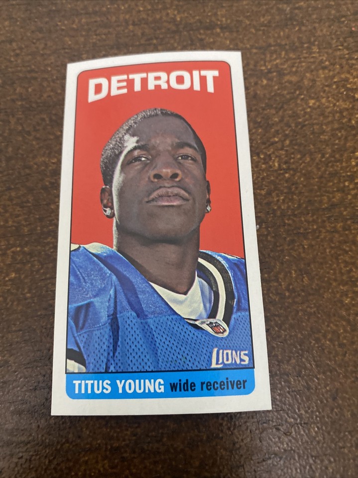 Titus Young 2011 Legendary Combos Rc 11’Rated Rookies NFL Draft Rc &12 ...