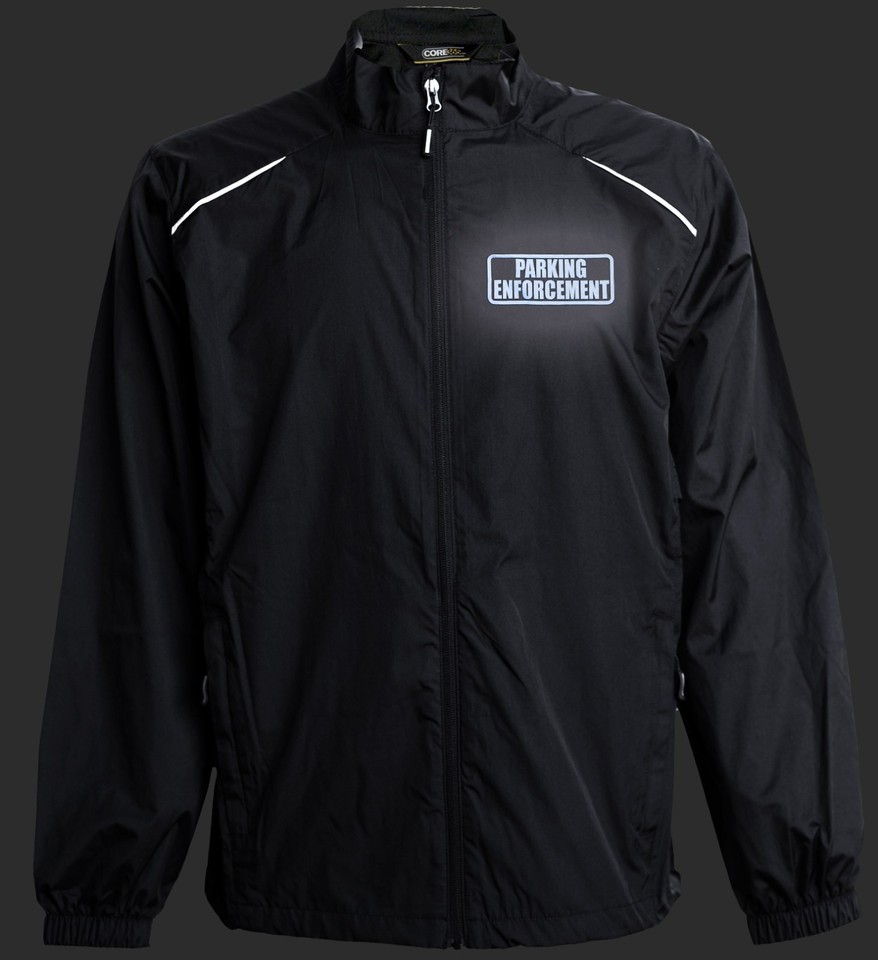 Parking Enforcement jacket, windbreaker, Reflective design, parking ...