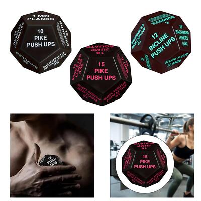 Fitness Dice 4inch Diameter Bodyweight Training Dice for Home Men Women ...