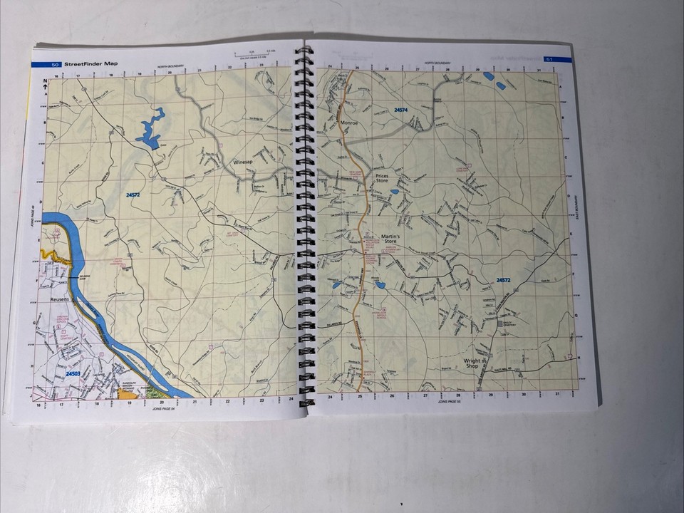 Roanoke Lynchburg Charlottesville VA Street Guide 2002 Rand McNally ...