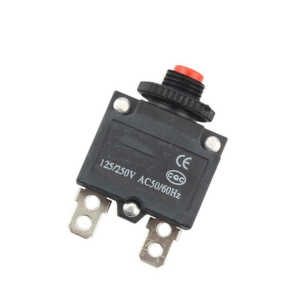 Electrical Protector Switch Fuse 10A Button Fuse HT-01-A WP-01 Reset ...