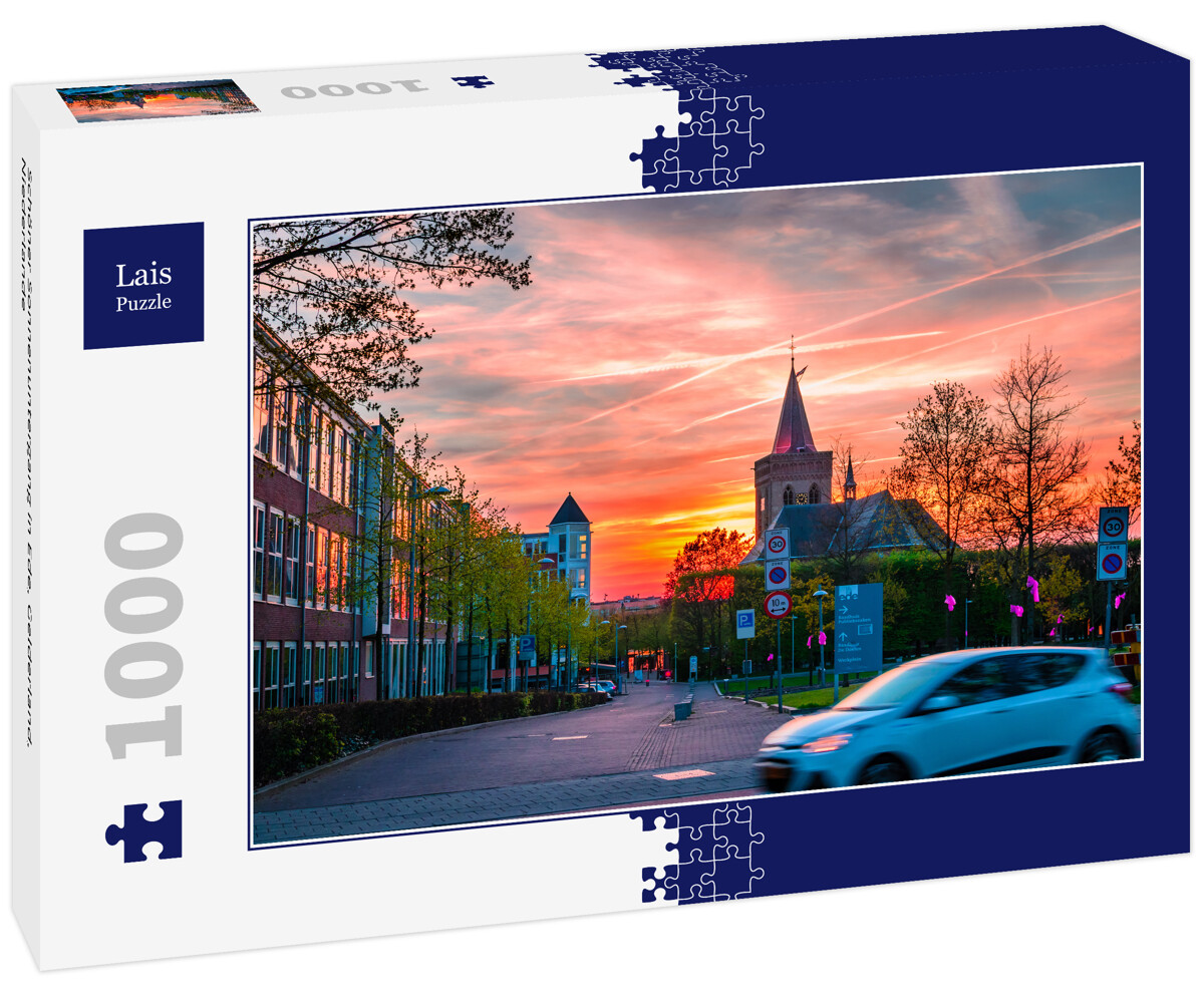 Lais Puzzle - Schöner Sonnenuntergang in Ede, Gelderland, Niederlande ...
