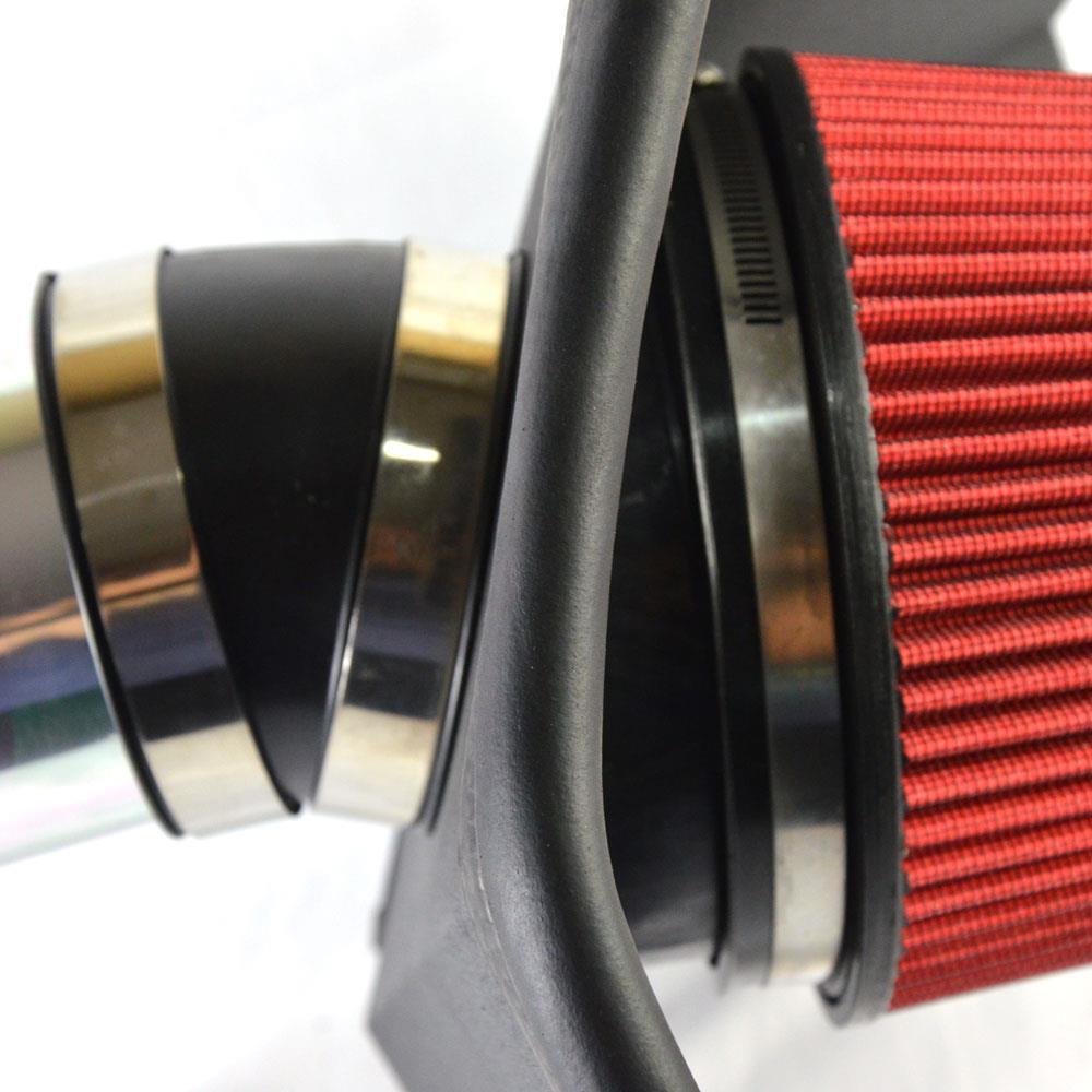 4" Diesel Heat Shield Cold Air Intake Red for 03-07 Dodge Ram 2500 3500 ...