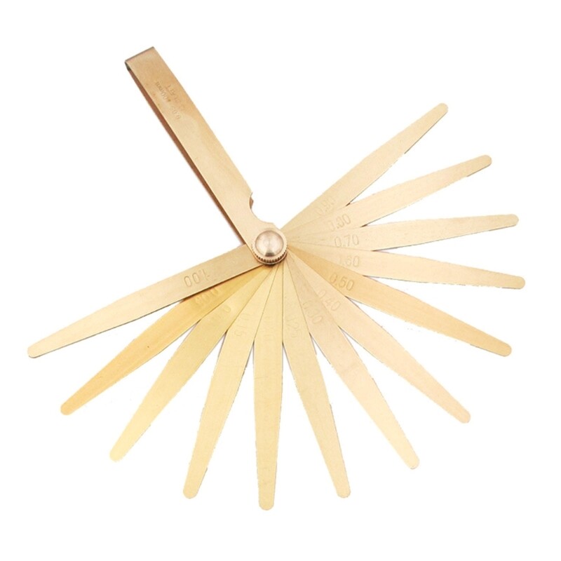 13 0.05-1.0mm Gap Metric-Filler Feeler-Gauge For Measurement Probes ...