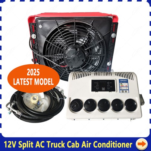 12000 BTU 12V Split AC Truck Cab Air Conditioner For Semi Trucks Bus RV ...