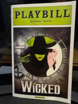 Wicked Playbill 10th Anniversary on Broadway | eBay
