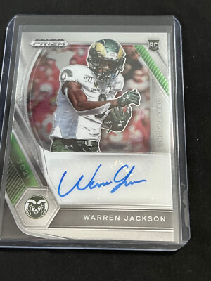 2021 Panini Prizm Draft Picks RC Auto Warren Jackson #DPA-WAJ L.A. Rams ...
