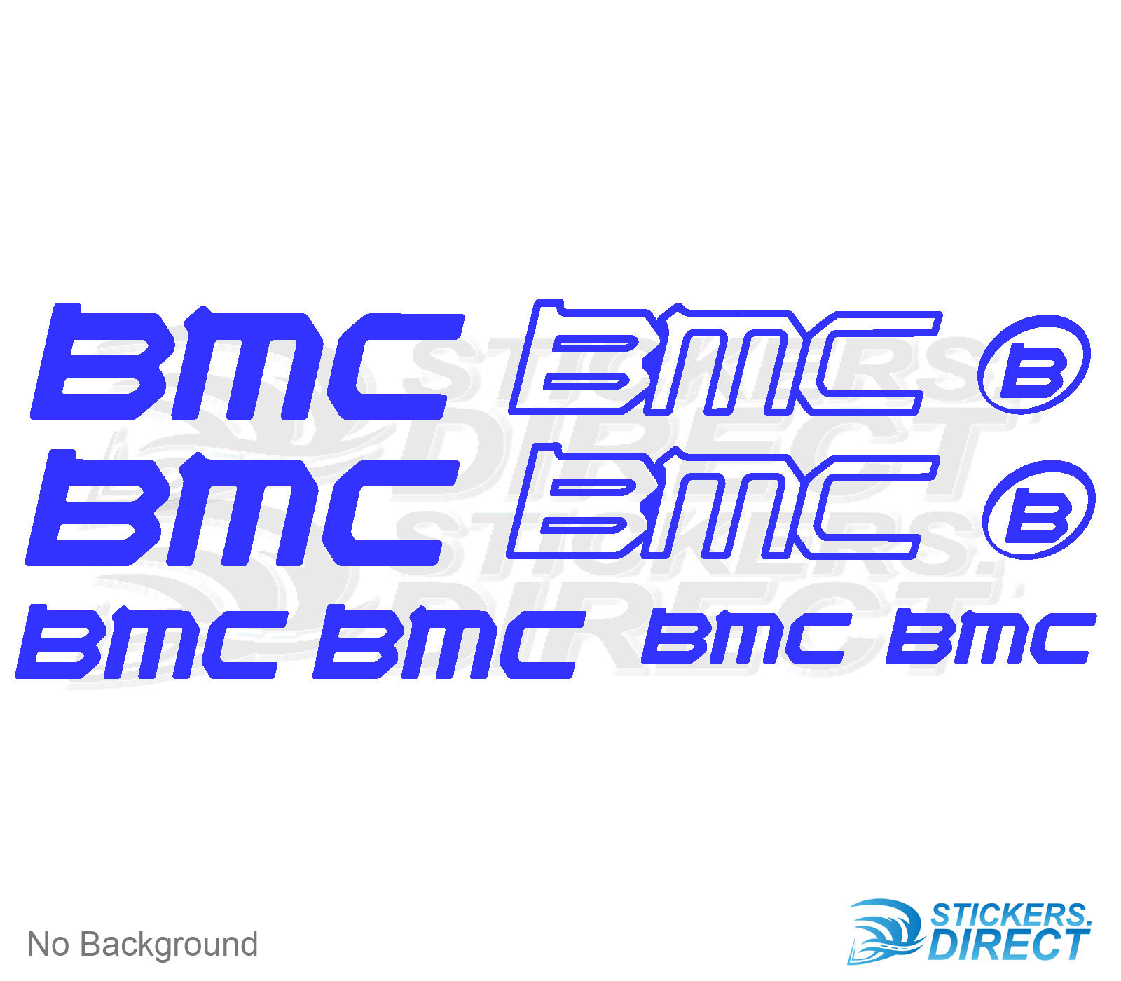 BMC Bike Sticker set of 10 Outdoor Grade Vinyl Bicycle Decals Any ...