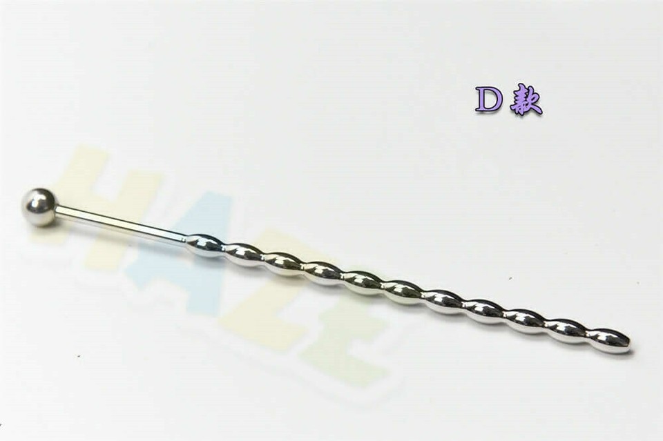 Male Stainless Steel Penis Urethral Plug Dilator Sound Urethral Bead ...