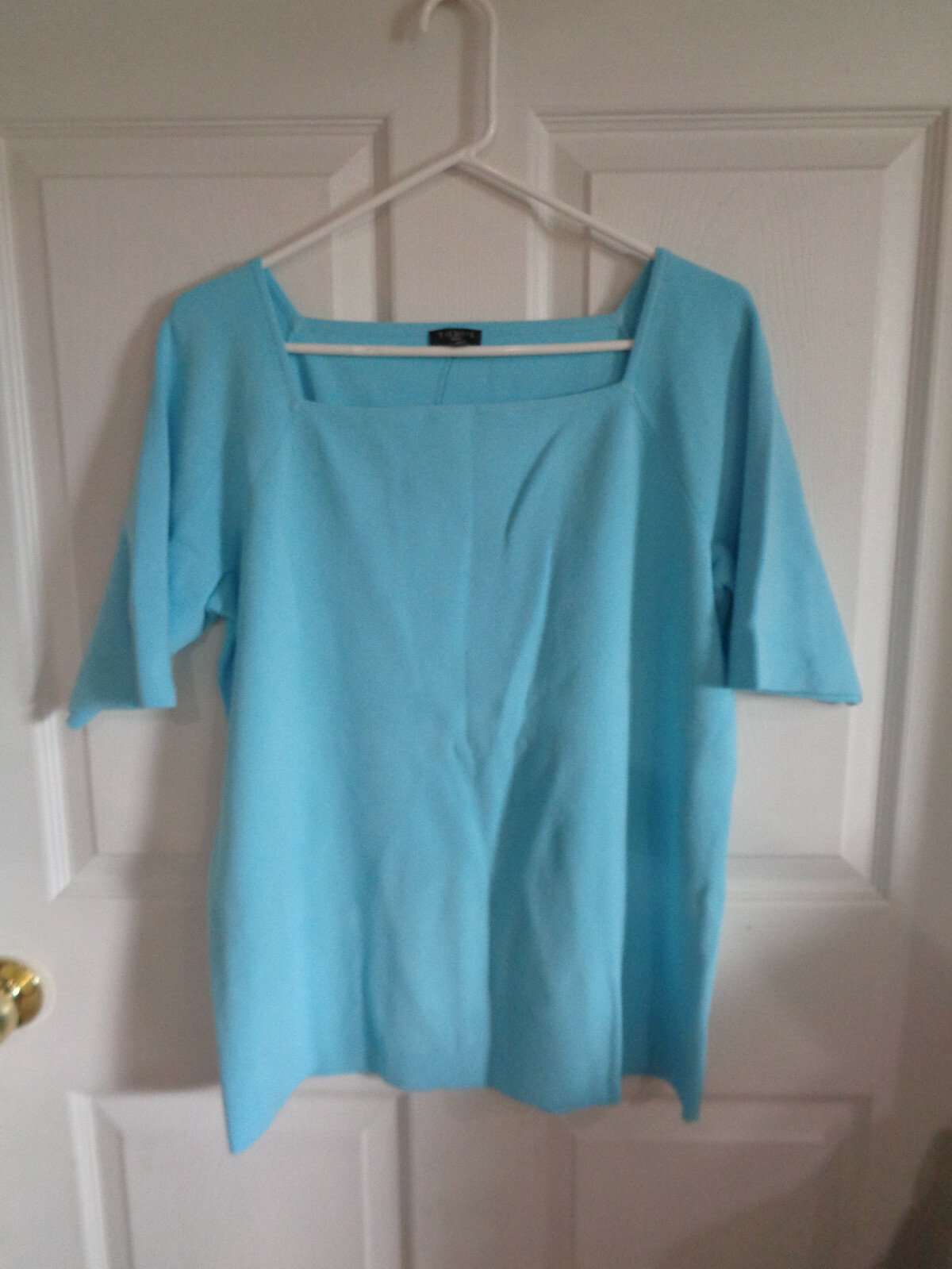 NWT Talbots Women's - Short Sleeved - Light Blue - Top / Shirt - Size ...