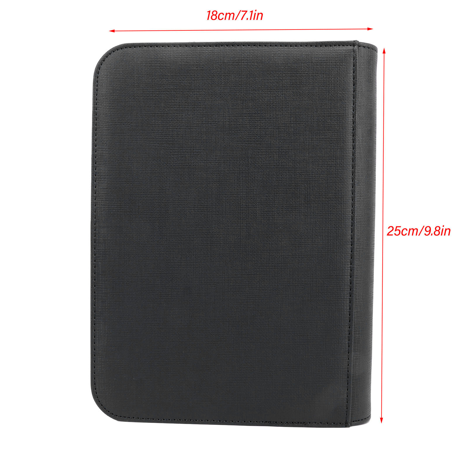 Trading Card Binder 4 Pockets Holds Up To 160 Cards PU Leather Mesh ...