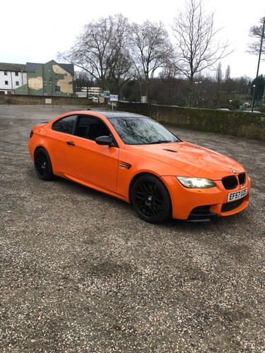 ***BMW E92 M3 MANUAL COUPE V8 PEARL ORANGE CSL ALLOY CARBON PLENUM 2007 ...