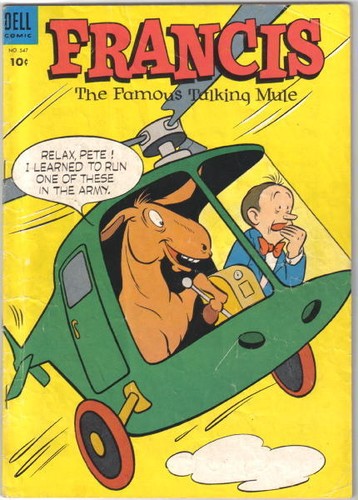 Francis The Talking Mule Four Color Comic Book #547 Dell Comics 1954 FINE | eBay