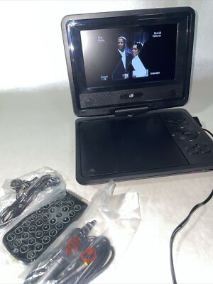 gpx 7 portable dvd player pd751s rs With Remote Orig. Headphones ...