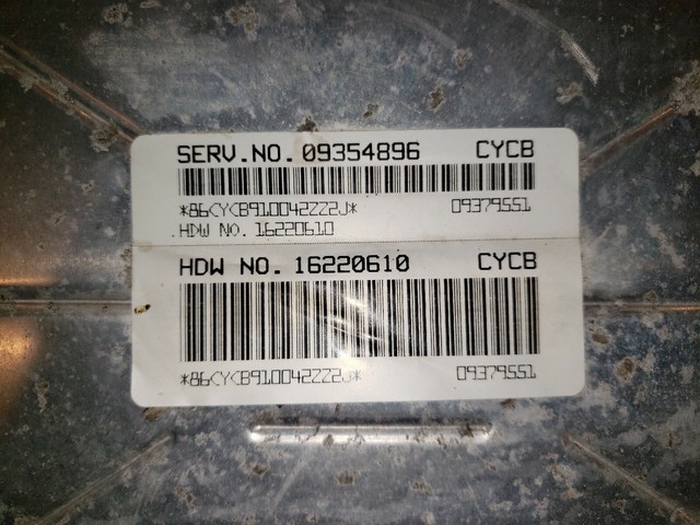 99 00 01 02 Chevrolet Silverado Sierra ECU ECM PCM 5.3 LS V8 09354896 ...