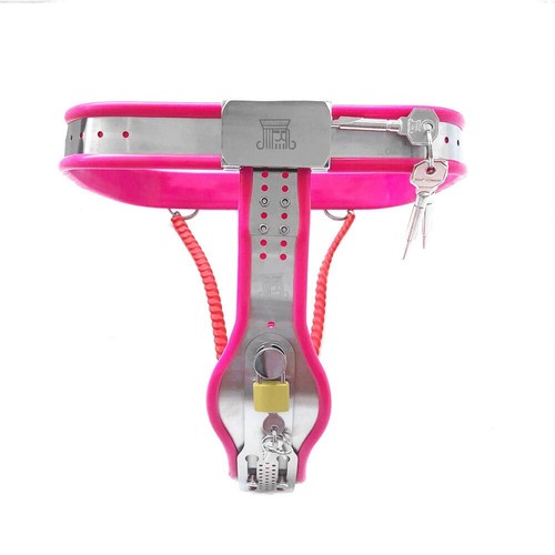 3pcsSet Female Chastity Belt Stainless Steel Binding Restrictive Pants ...