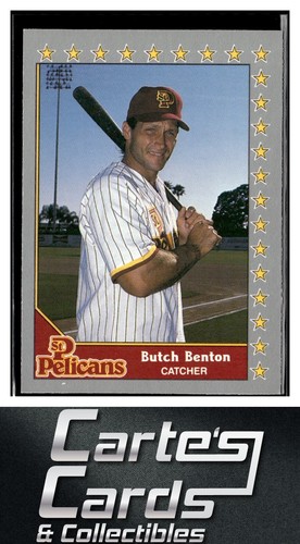 Butch Benton 1990 Pacific Senior League Glossy #24 St. Petersburg ...