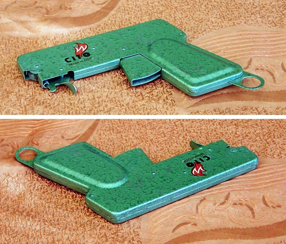 Rare Pistol Fire Ignition Starter Lighter CITO Spark Flint Rock GDR ...
