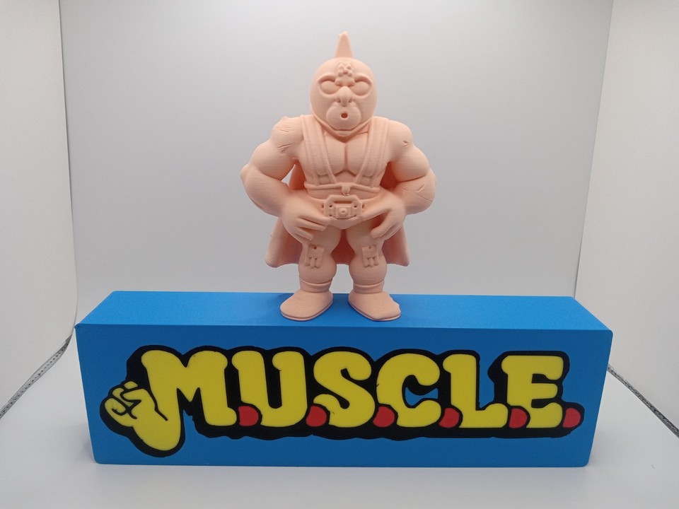 Retro M.U.S.C.L.E. Men muscles man #1 Large size 3D printed figure 5 ...
