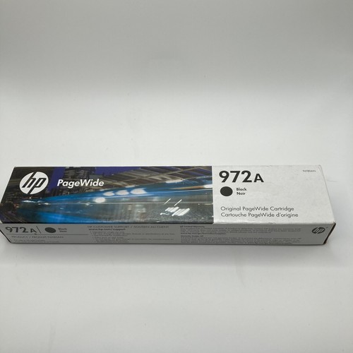 OEM Genuine HP 972A BLACK Original PageWide Cartridge, SEP. 2024 ** NEW ...