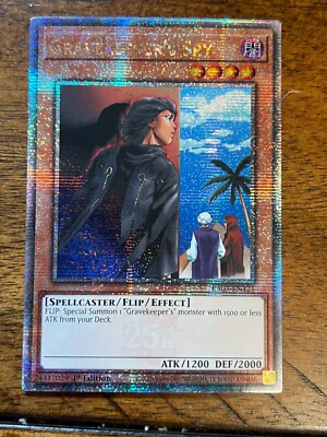 Yu-gi-Oh! Gravekeeper's Spy QUARTER CENTURY SECRET RARE - RA03-EN121 ...