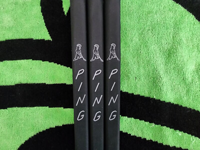 3X Ping Man PP58 Black Blackout Standard Putter Tiger Woods Golf Grip⛳⛳ ...