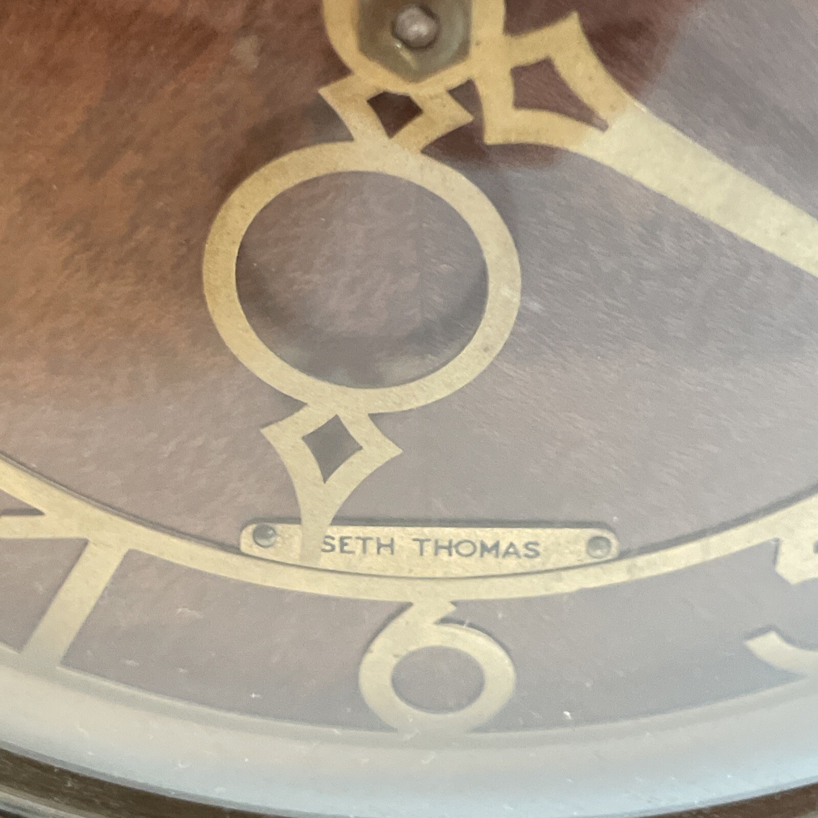Seth Thomas Clock Model No E502 Art Deco Mantle Clock | eBay