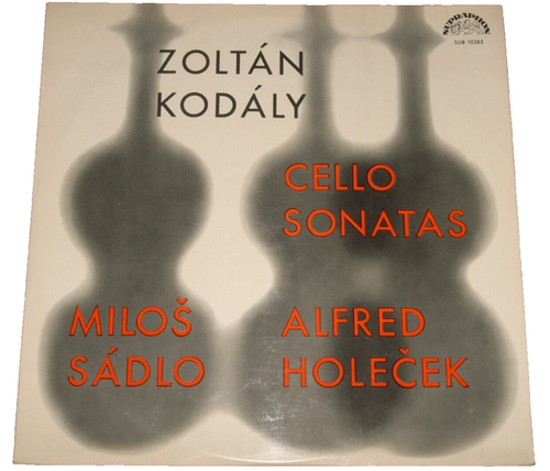 LP Cello Sonatas KODALY Milos Sadlo Alfred Holecek Supraphon | eBay