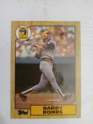 1987 Topps Barry Bonds RC Super Rare Green Teeth Misprint | eBay