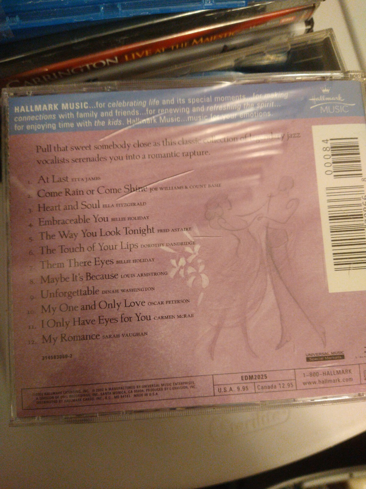 Make Time for Love, Classic Love Songs for Romantic Moods, Hallmark, CD ...