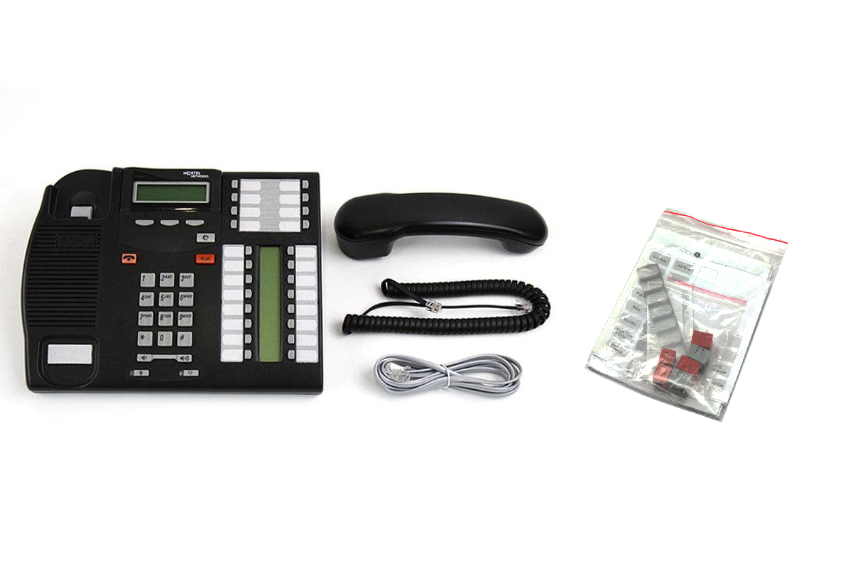 Lot of (5) Nortel T7316 Display Phone NT8B27 (Charcoal) | eBay