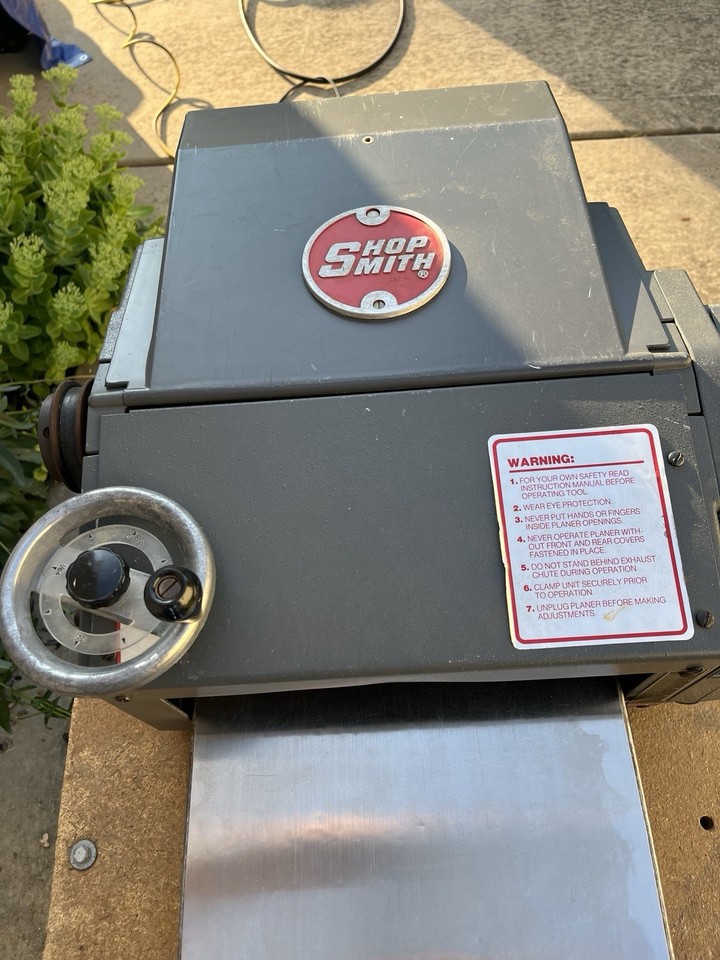 Shopsmith #M5990, Standalone 12" Professional Thickness Planer | eBay