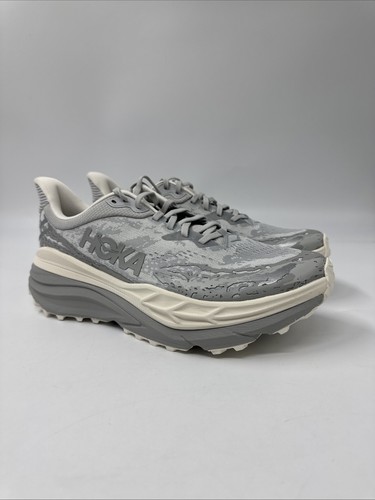 Hoka One One M Stinson 7 (Gray/White) Running Shoes 1141530-SLBS Mens ...