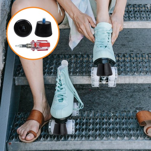 Skate Brake Head Skating Pads Replaceable Skates Toe Stops Roller ...