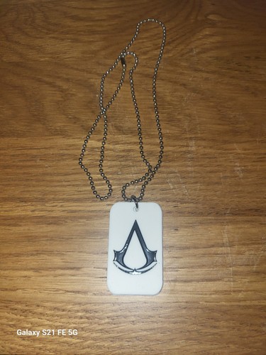 Assassins Creed Dog Tag Chain | eBay UK