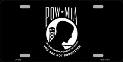 POW MIA Black Military Plate Metal Tin Sign Picture Plaque for Art Wall ...
