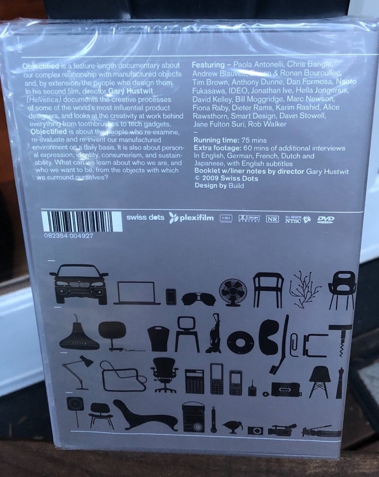 Objectified (DVD, 2009) A Film by Gary Hustwit SEALED NIB UNOPENED OOP 82354004927| eBay