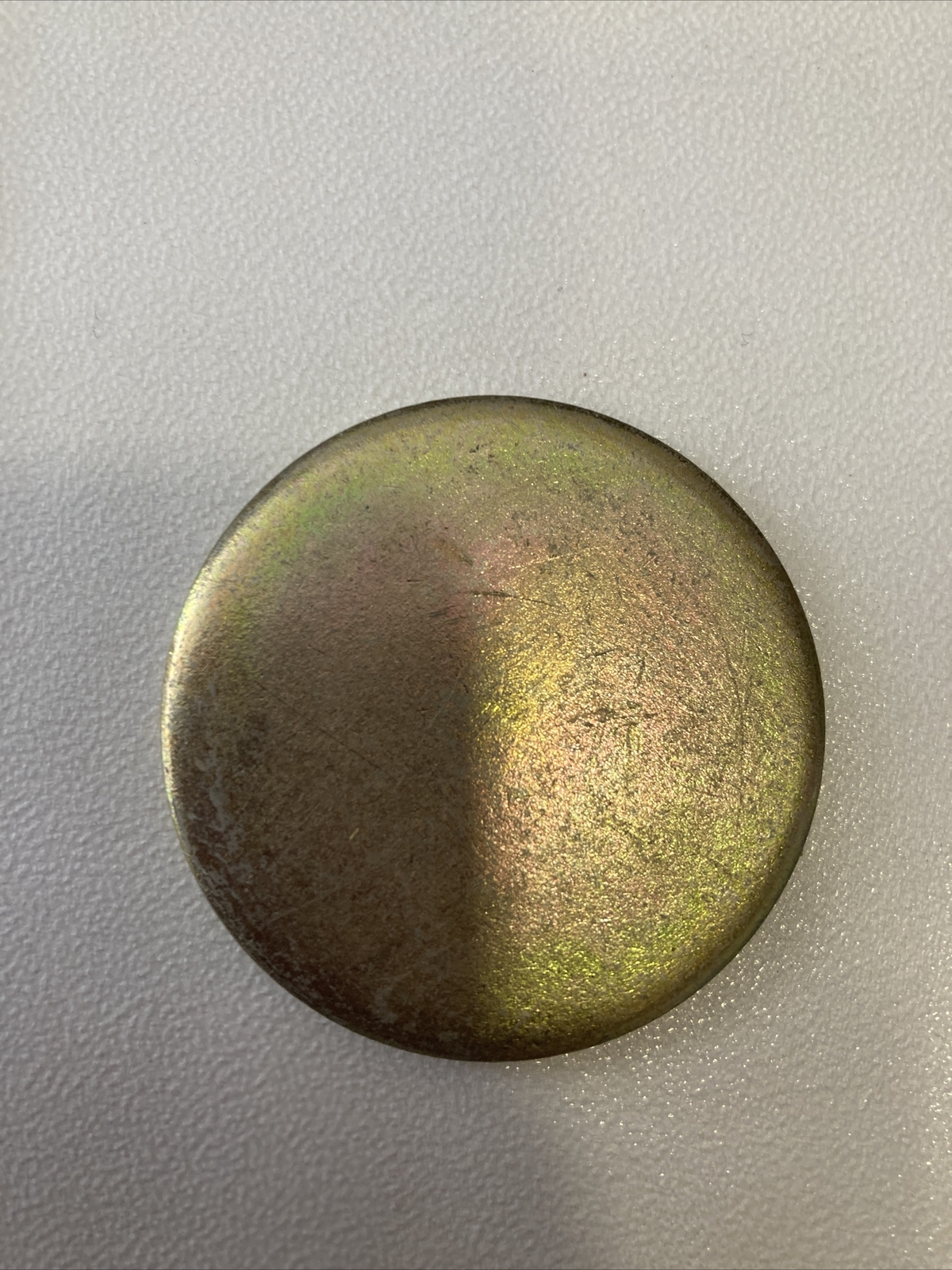 Vintage 90s Poison Skull Brass Heavy Metal Pog Slammer Game Piece POGS ...