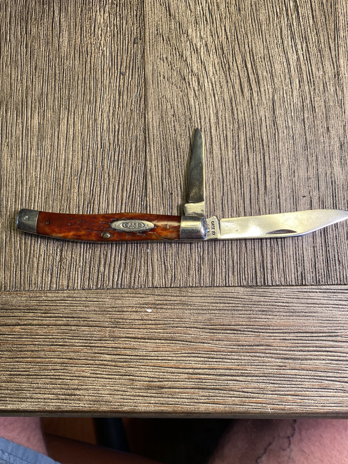 Case XX USA Two Blade Knife Number 6232 Red Bone | eBay