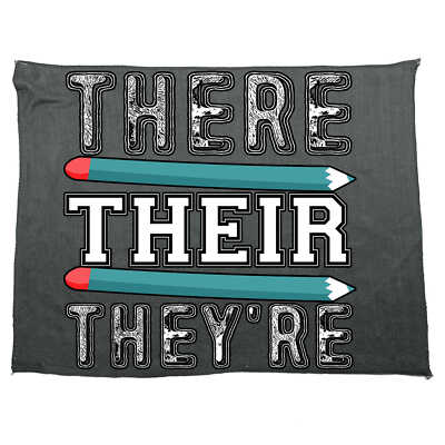There Their Theyre English Grammar Teacher - Kitchen Cloth Dish Tea ...