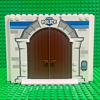 Lego Panel 4 x 16 x 10 with Police Pattern (15626pb02) 24054 with ...