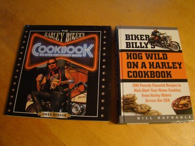 LOT OF 2 HARLEY BIKERS HOG WILD COOKBOOKS HC | eBay