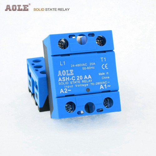 20A single phase AC solid state relay ASH-C 20AA for motors, heating ...