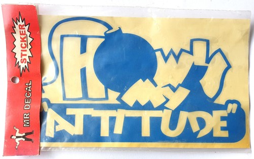 Mr Decal Sticker 'Show's My Attitude' | eBay