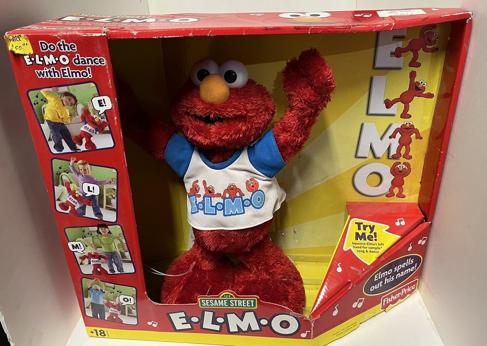 NEW E-L-M-O Elmo Spells His Name 2004 YMCA Parody Singing Elmo- in ...